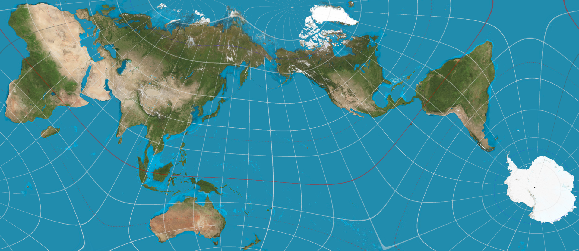 New World Map Gives A Different View of the Planet!
